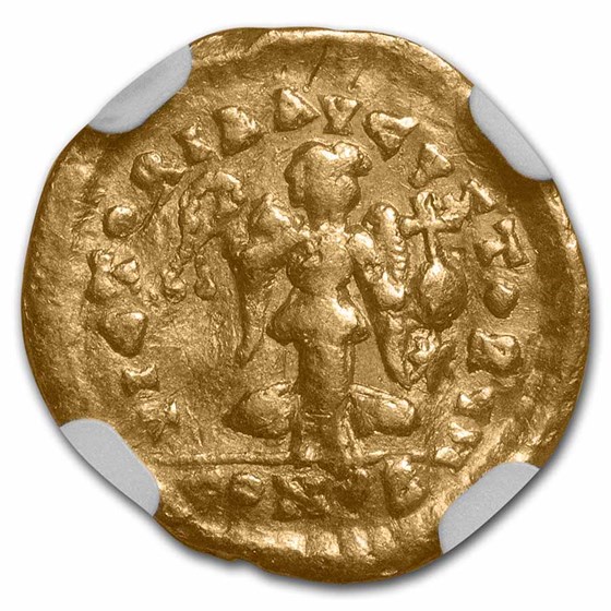 Buy Eastern Rome Gold Tremissis Leo I 457-474 AD Fine NGC (RIC X 611 ...