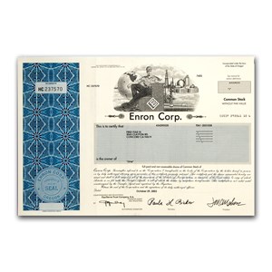 Buy Enron Corp Stock Certificate | APMEX