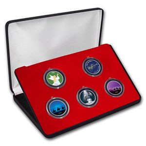 Buy Five-Piece Nativity Box Set of 1 oz Silver APMEXclusive® Rounds | APMEX