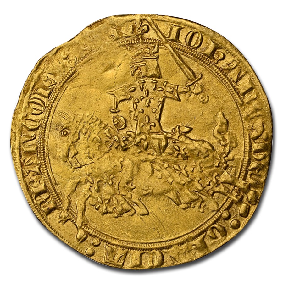 Buy France Gold Franc a Cheval Charles V (1364-1380 AD) MS-62 NGC | APMEX