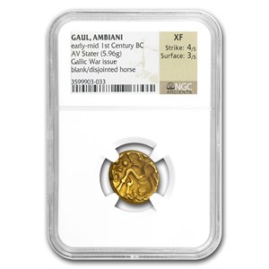Buy Gaul Ambiani AV Gold Stater XF NGC (1st Century BC) | APMEX