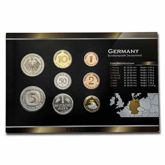 Buy Germany Pre-Euro 8-Coin Set BU | APMEX