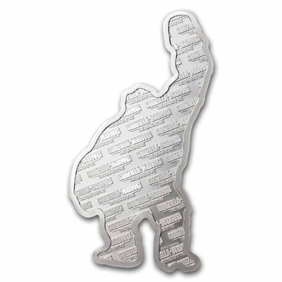 Godzilla x Kong - 3 x Colorized 1 oz Silver - Limited Edition Set