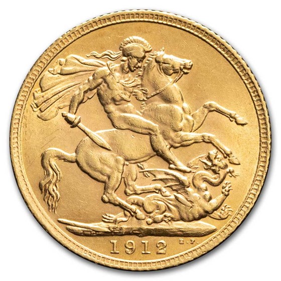 Great Britain Gold King Sovereign Coins (Random) Avg Circ