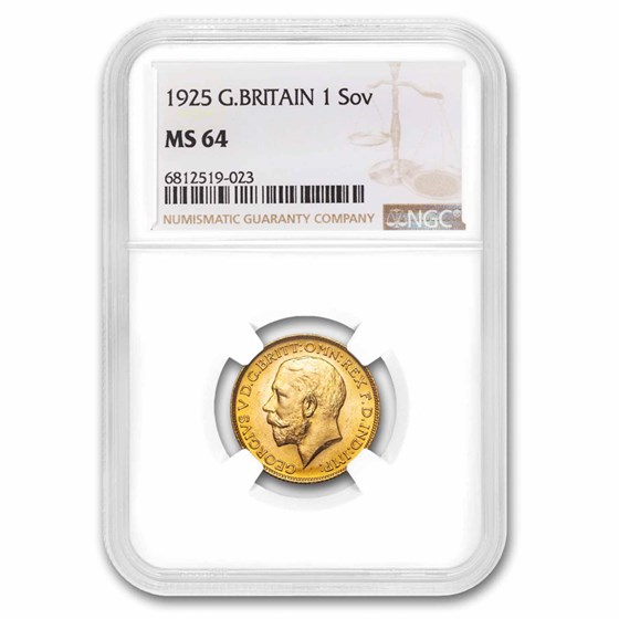 Great Britain Gold Sovereign Coins MS-64 PCGS/NGC (Random Year)