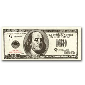 Buy Hell Banknotes Joss Paper Packs of the US $100 Note | APMEX