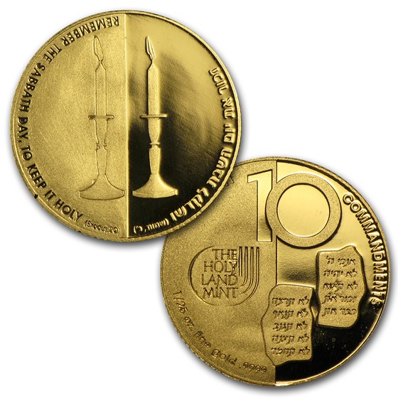 Buy Holy Land Mint 10-Coin 1/25 oz Gold 10 Commandments Set | APMEX