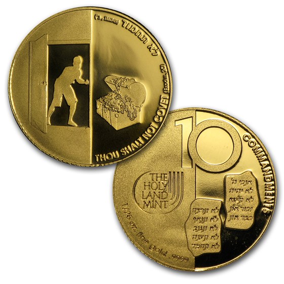 Buy Holy Land Mint 10-Coin 1/25 oz Gold 10 Commandments Set | APMEX