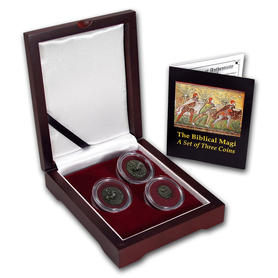Buy Indo-Scythian 3-Coin Set The Biblical Magi (35 BC-5 AD) | APMEX