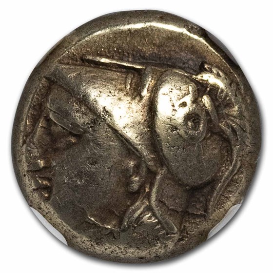 Ionia, Phocaea EL Hecte Athena (387-326 BC) XF NGC (Bod-111)