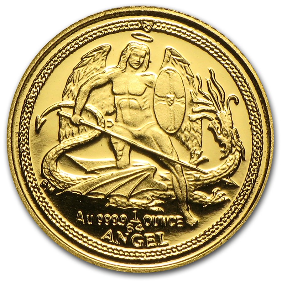 Buy Isle of Man 1/64 oz Gold Angel BU/Proof (Random) | APMEX