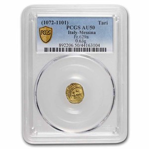 Buy Italy-Messina Gold Tari (1072-1101 AD) AU-50 PCGS (Crusades) | APMEX