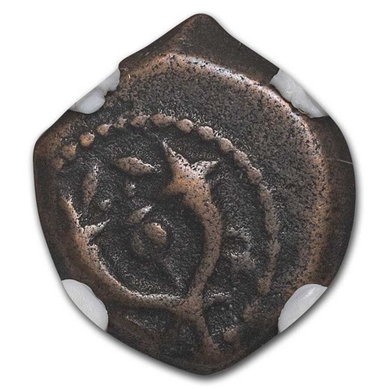 Judaea Widow's Mite Maccabean Kings 135-37 BC NGC (Mark 12:41-44)