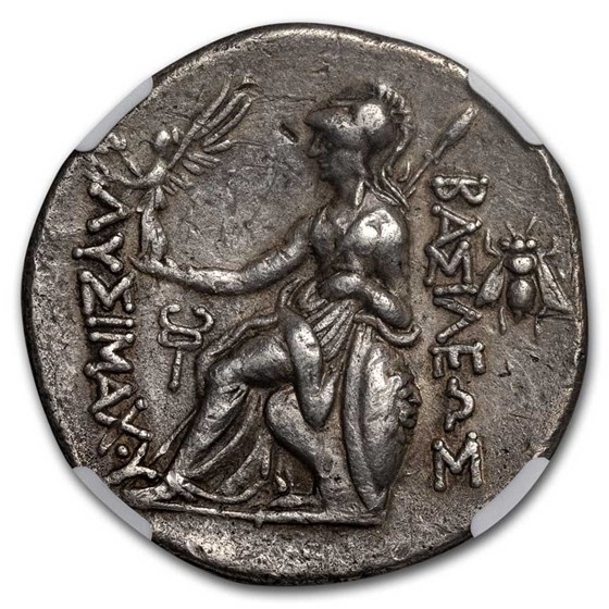 Kingdom of Thrace AR Tetradrachm Lysimachus 305-281 BC XF NGC