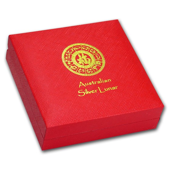 Buy Lunar Series II (5 oz Silver) - Single Coin Red Presentation Box ...