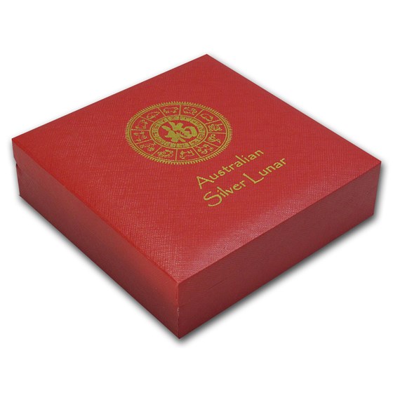 Buy Lunar Series (Kilo Silver) Red Presentation Box - Single Coin | APMEX
