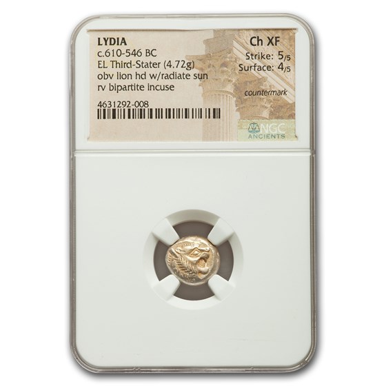 Buy Lydia Gold EL Third Stater (610-546 BC) CH XF NGC | APMEX