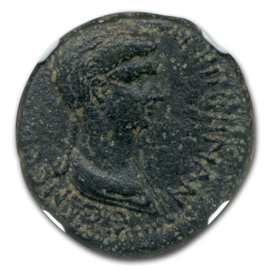 Buy Lydia Roman Provincial Bronze Agrippina Jr. (50-59) AD Ch VF NGC ...