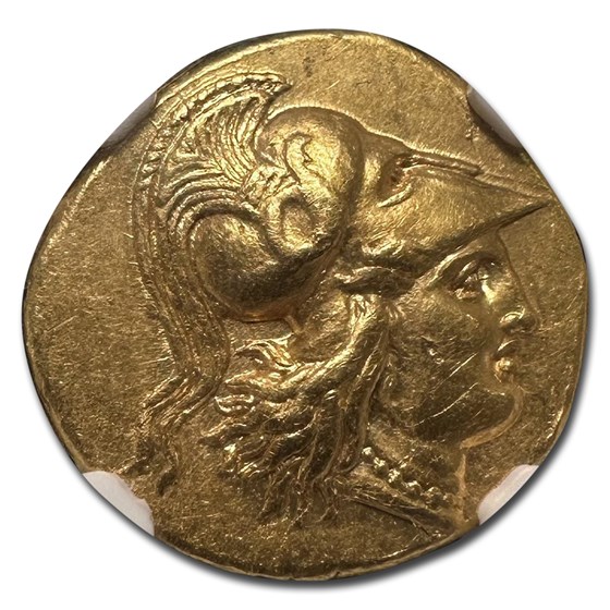 Buy Macedon Gold Stater Alexander III (336-323 BC) AU NGC | APMEX