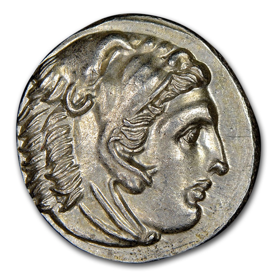 Buy Macedonia Ar Drachm Menander 3232 Bc Ch Ms Ngc Apmex