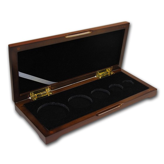 Buy 5-Coin Mexican Silver Libertad Wood Presentation Box | APMEX