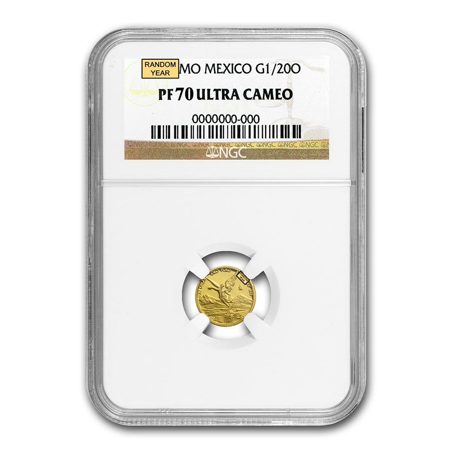 Buy Mexican 1/20 oz Gold Libertad MS-70 NGC (Random Year) | APMEX