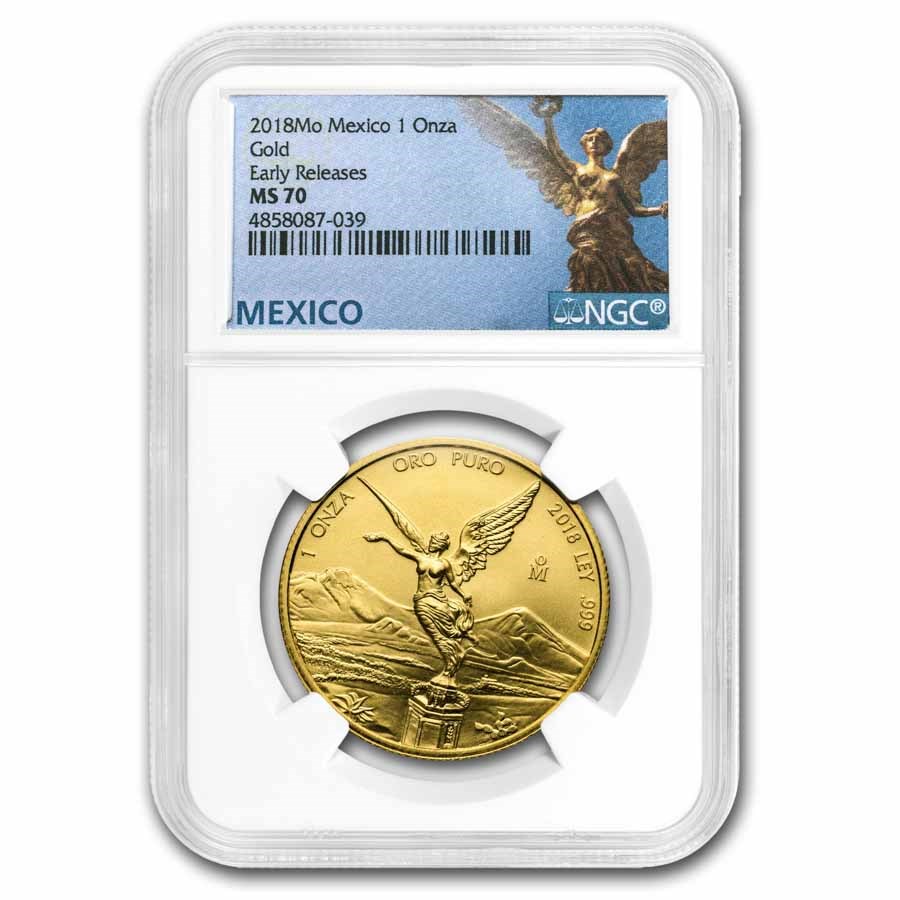 Buy Mexico 1 oz Gold Libertad MS-70 NGC (Random Year) | APMEX