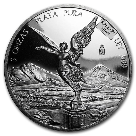 Buy Mexican 5 oz Silver Libertad Proof (Random, Capsule) | APMEX