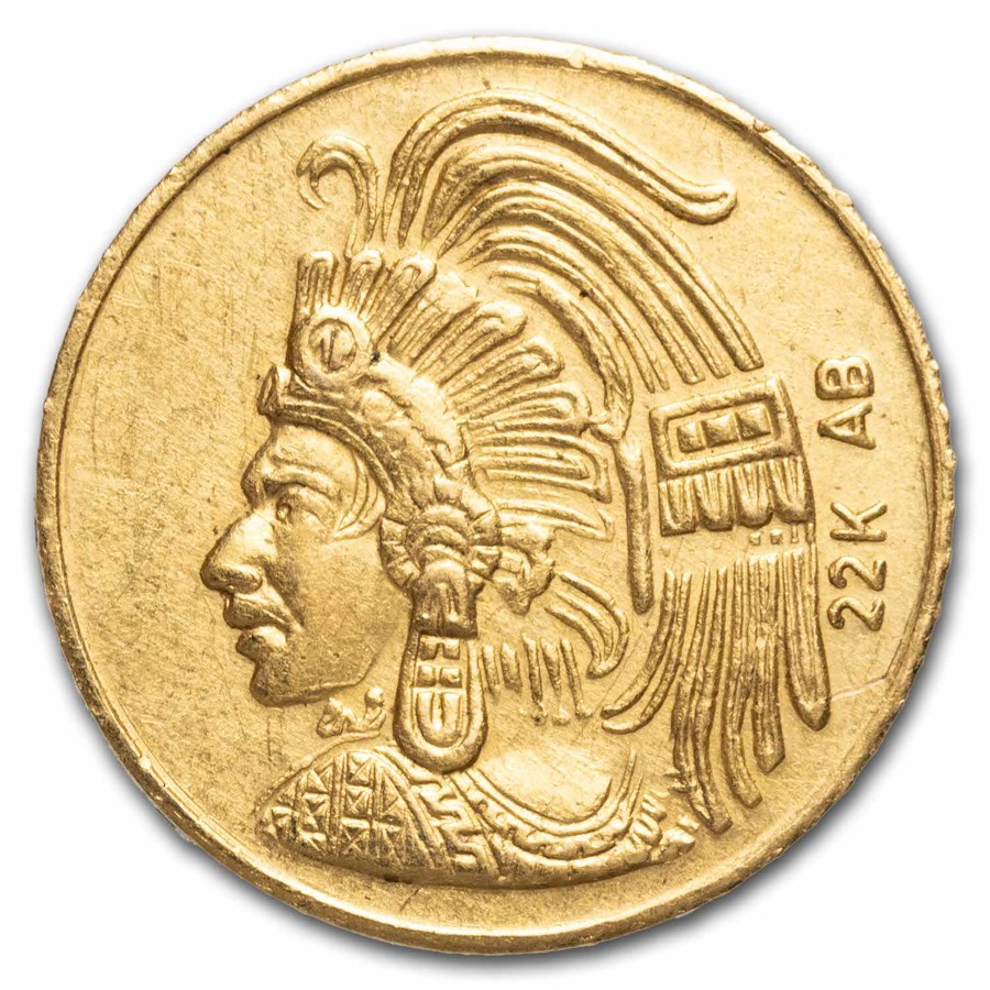 Buy Mexico Mini Gold 1/50th Oz Gold Aztec Sunstone | APMEX