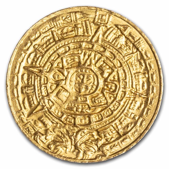 Buy Mexico Mini Gold 1/50th Oz Gold Aztec Sunstone | APMEX