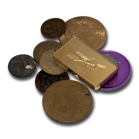 Buy Miscellaneous Exonumia, Tokens, Medals (10-piece lot) | APMEX