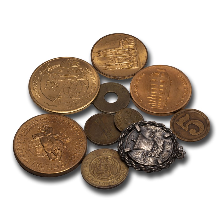 Buy Miscellaneous Exonumia, Tokens, Medals (10-piece lot) | APMEX