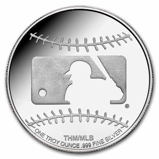 MLB Pittsburgh Pirates 1 oz Silver Colorized Round (w/ Box)