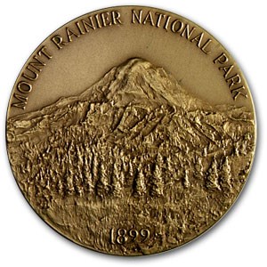 Buy Mount Rainier National Park Bronze Challenge Coin | APMEX