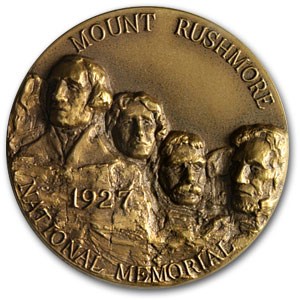 Buy Mount Rushmore Memorial Bronze Challenge Coin | APMEX
