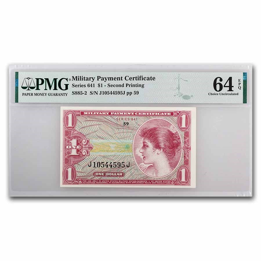 Buy MPC Series 641 $1.00 CU-64 EPQ PMG | APMEX