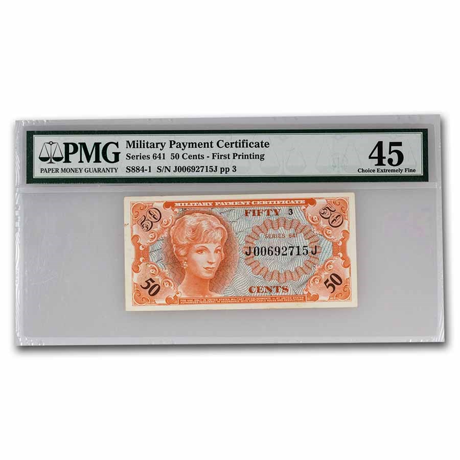 Buy MPC Series 641 50 Cents XF-45 PMG | APMEX