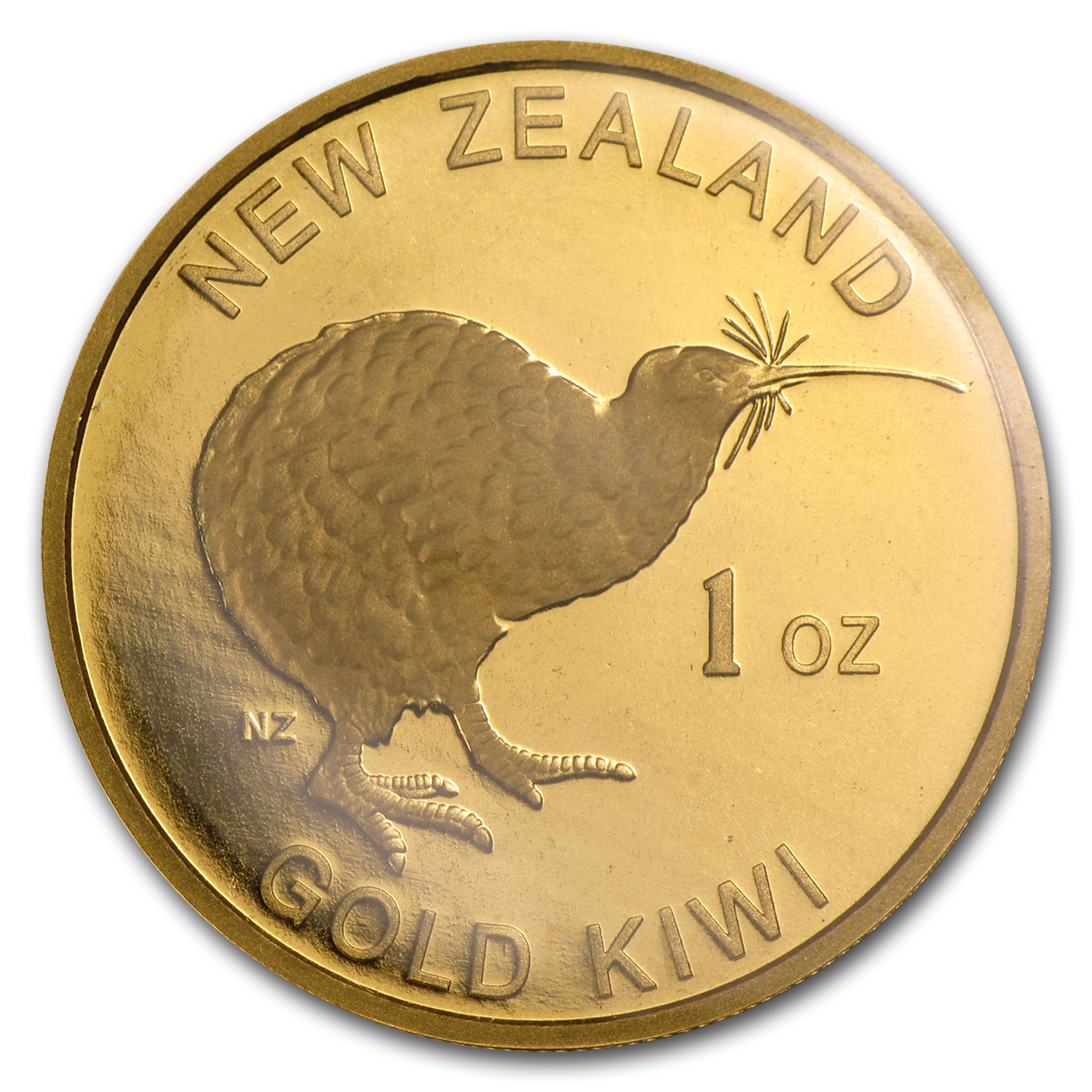 APMEX - New Zealand 1 oz Gold Kiwi .9999 (In Blue Assay Card)