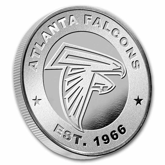 NFL Atlanta Falcons 1 oz Silver Round