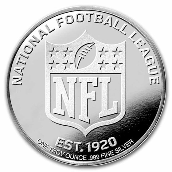 NFL Indianapolis Colts 1 oz Silver Round (w/Box)