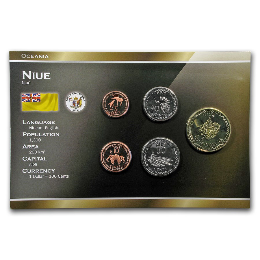 Buy Niue 5 Cents - 1 Dollar 5-Coin Set BU | APMEX