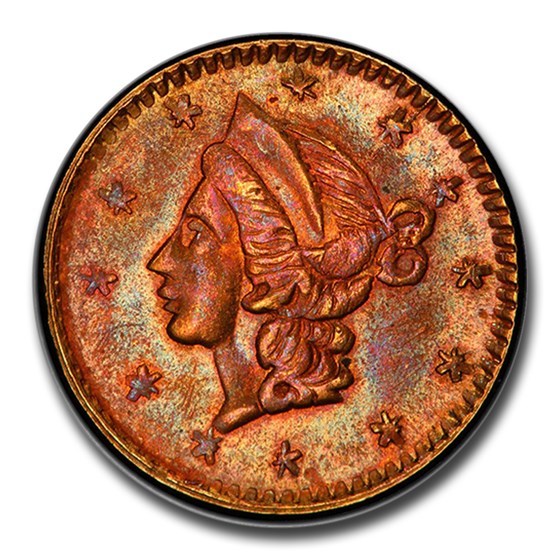 Buy (No Date) Liberty Round 25 Cent Gold MS-62 PCGS | APMEX