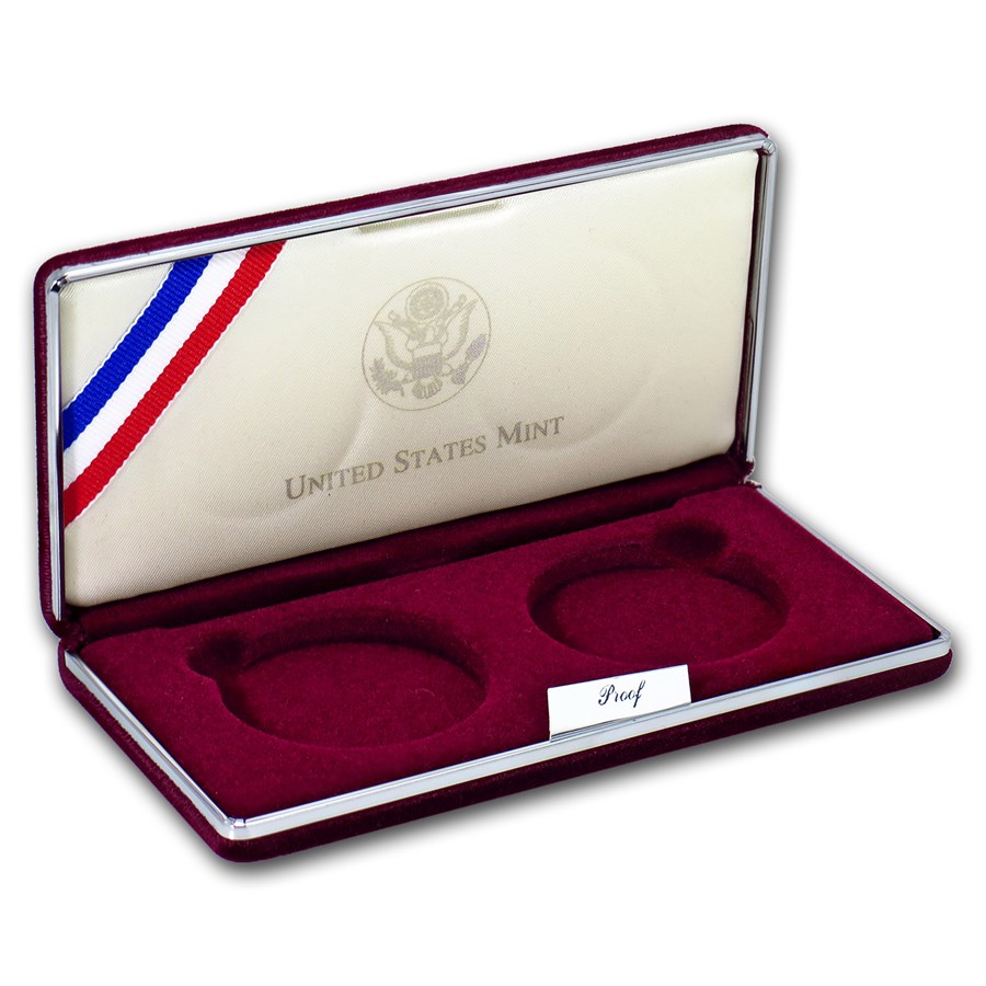 Buy OGP Box & COA - 1996 2-Coin Olympic Rowing/High Jump Proof Set | APMEX