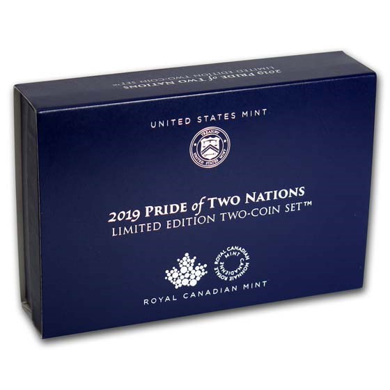 Buy OGP Box & COA - 2019 U.S. Mint Pride of Two Nations 2-Coin Set | APMEX