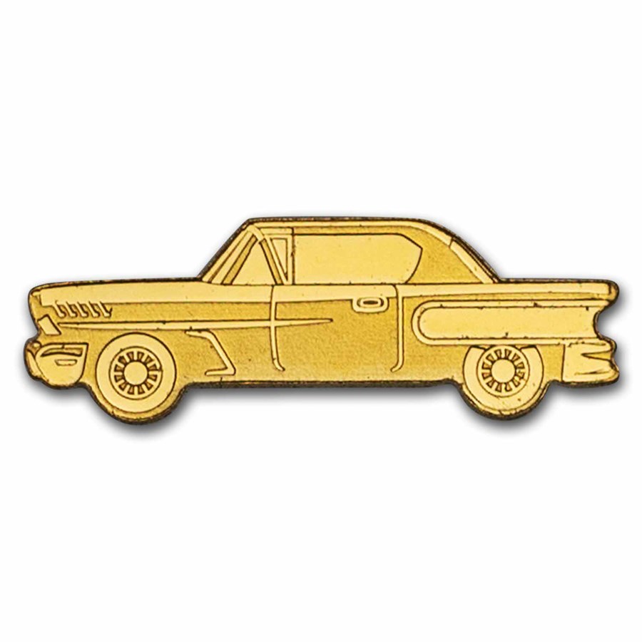 Palau 1/2 gram Gold $1 Golden Classic Car (Coin Only)