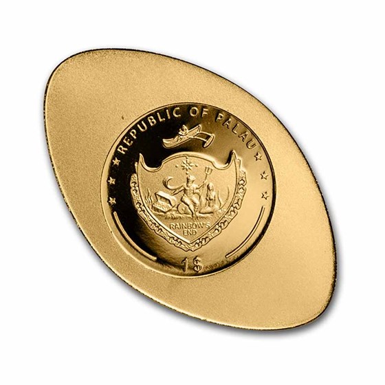 Buy Palau 1/2 gram Gold $1 Golden Football Shaped Coin | APMEX