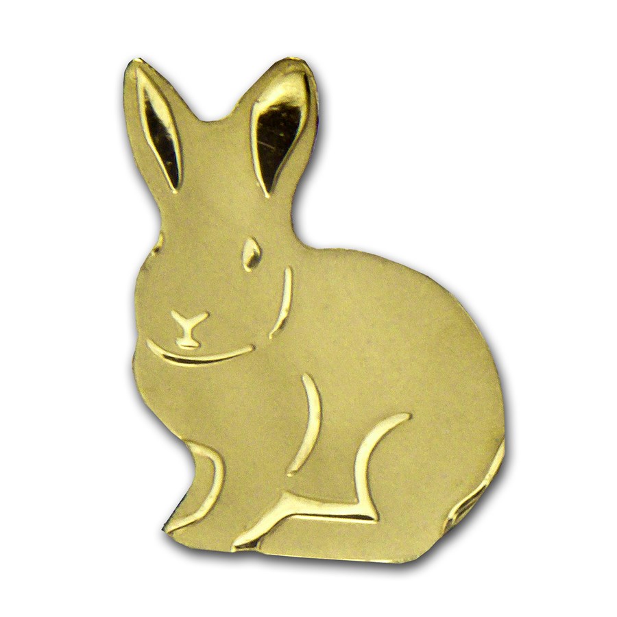 Buy Palau 1/2 gram Gold $1 Golden Rabbit Coin | APMEX