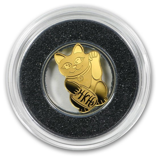 Buy Palau 1/2 gram Gold $1 Maneki Neko Lucky Cat | APMEX