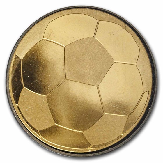Buy Palau 1/2 gram Gold Golden Soccer Ball Shaped Coin MS-70 NGC FDI ...
