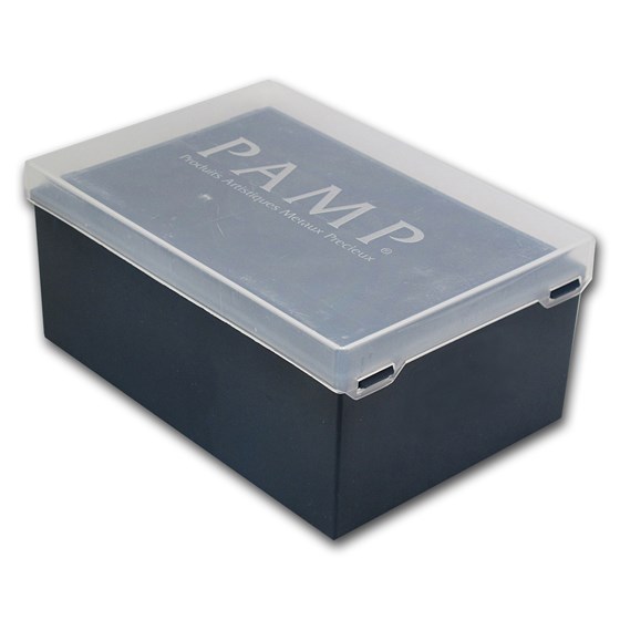 Buy PAMP 500-1000 gram Silver Bar Plastic Storage Box (Empty,Used) | APMEX